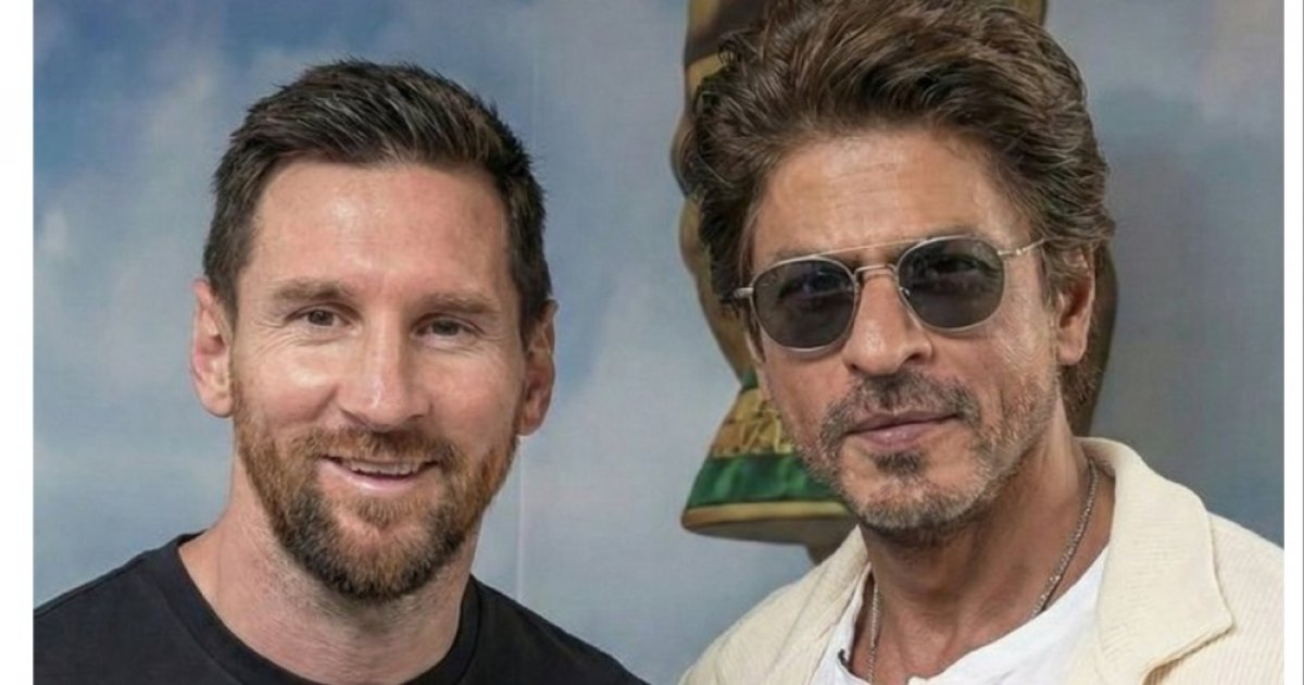 কলকাতায় তারার দ্যুতি, মেসি-শাহরুখের সাক্ষাৎ