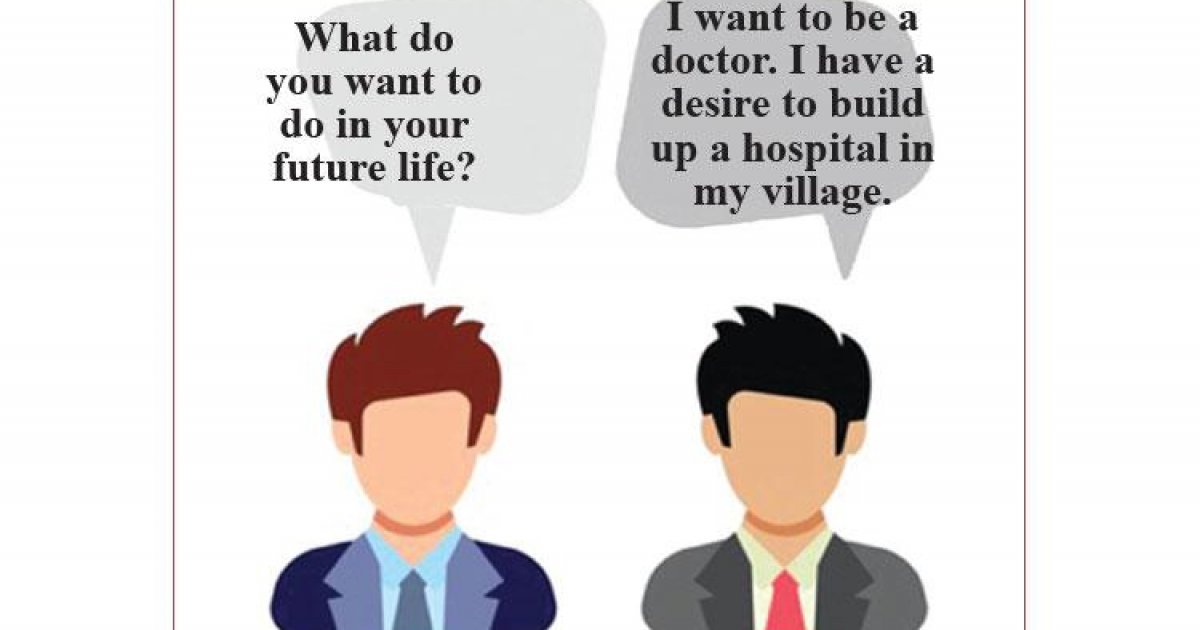 Dialogue about future plan